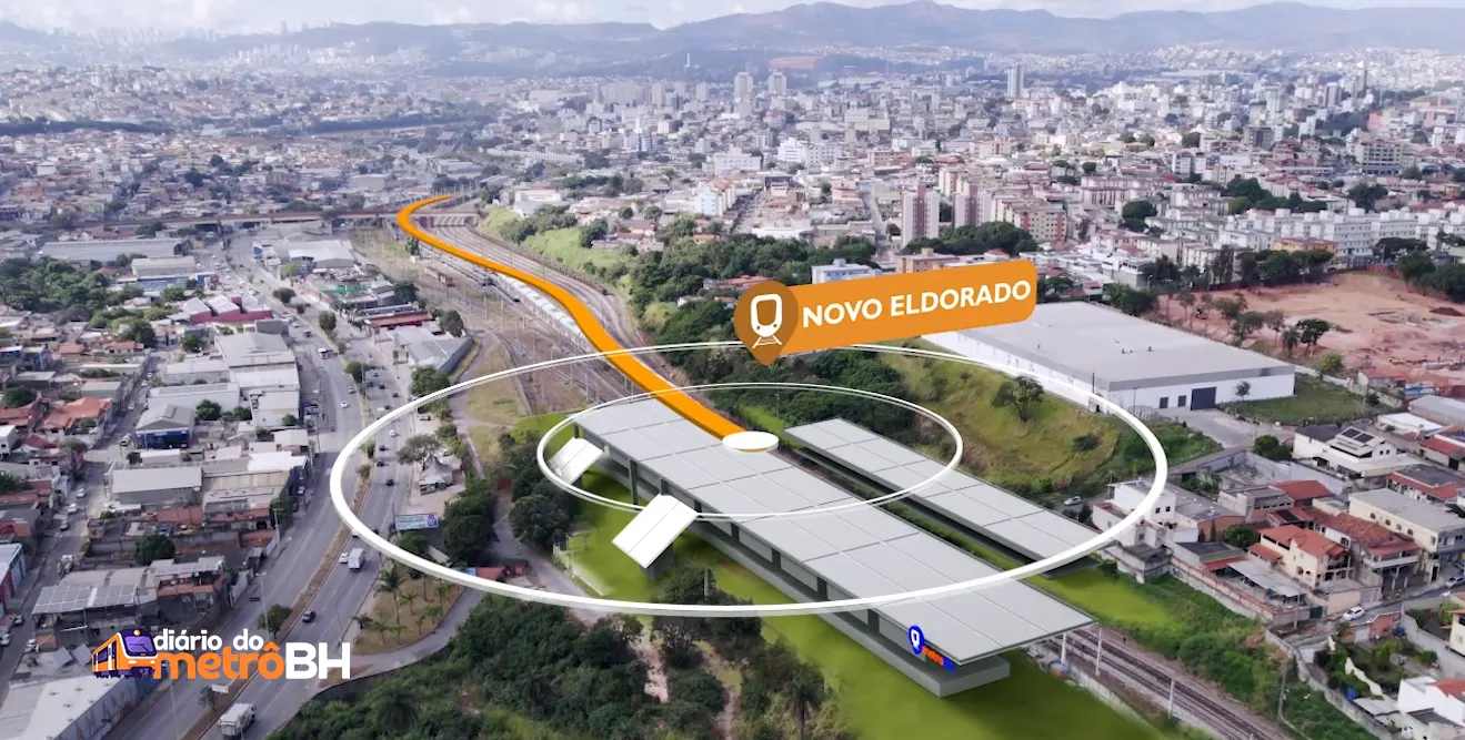 Estação Novo Eldorado [Linha 1] (Projeto) – Diário do Metrô BH