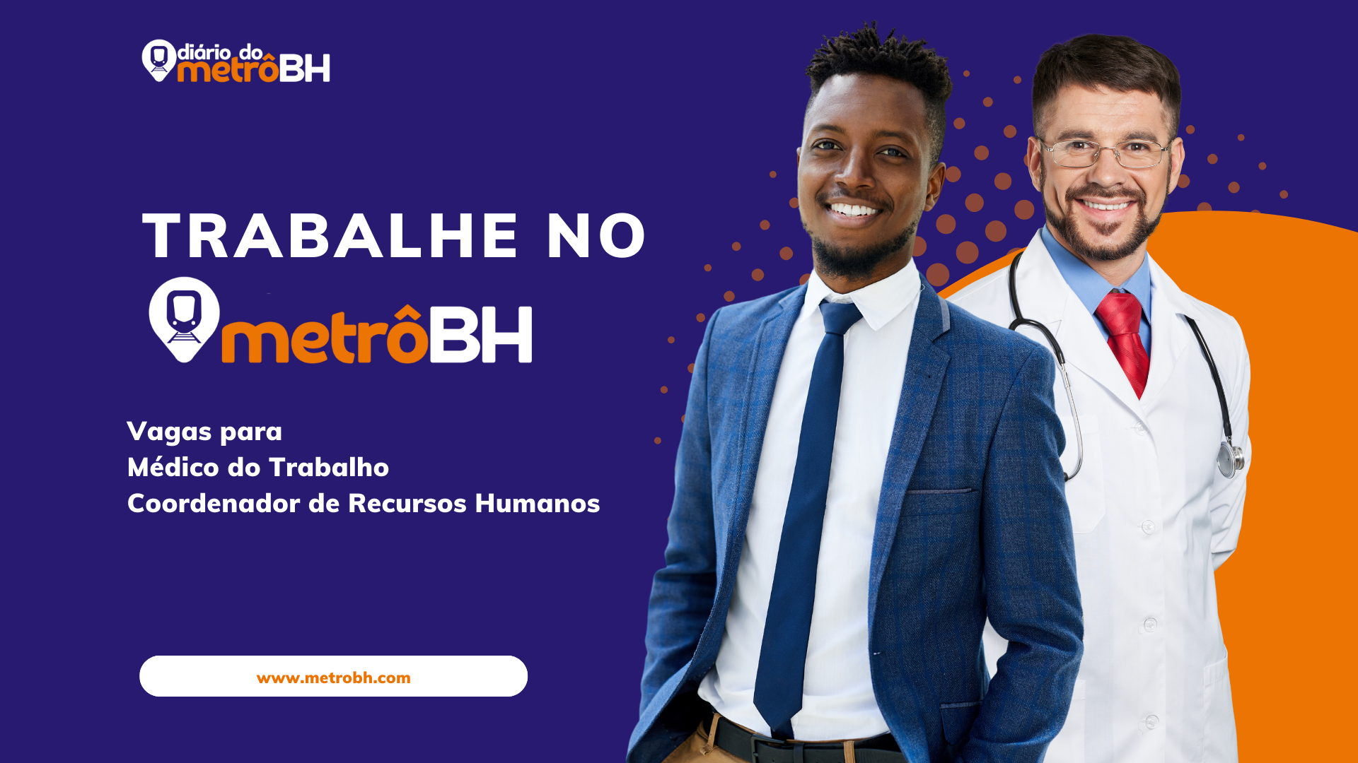 Metrô BH Anuncia Oportunidades de Emprego para Médico do Trabalho e ...